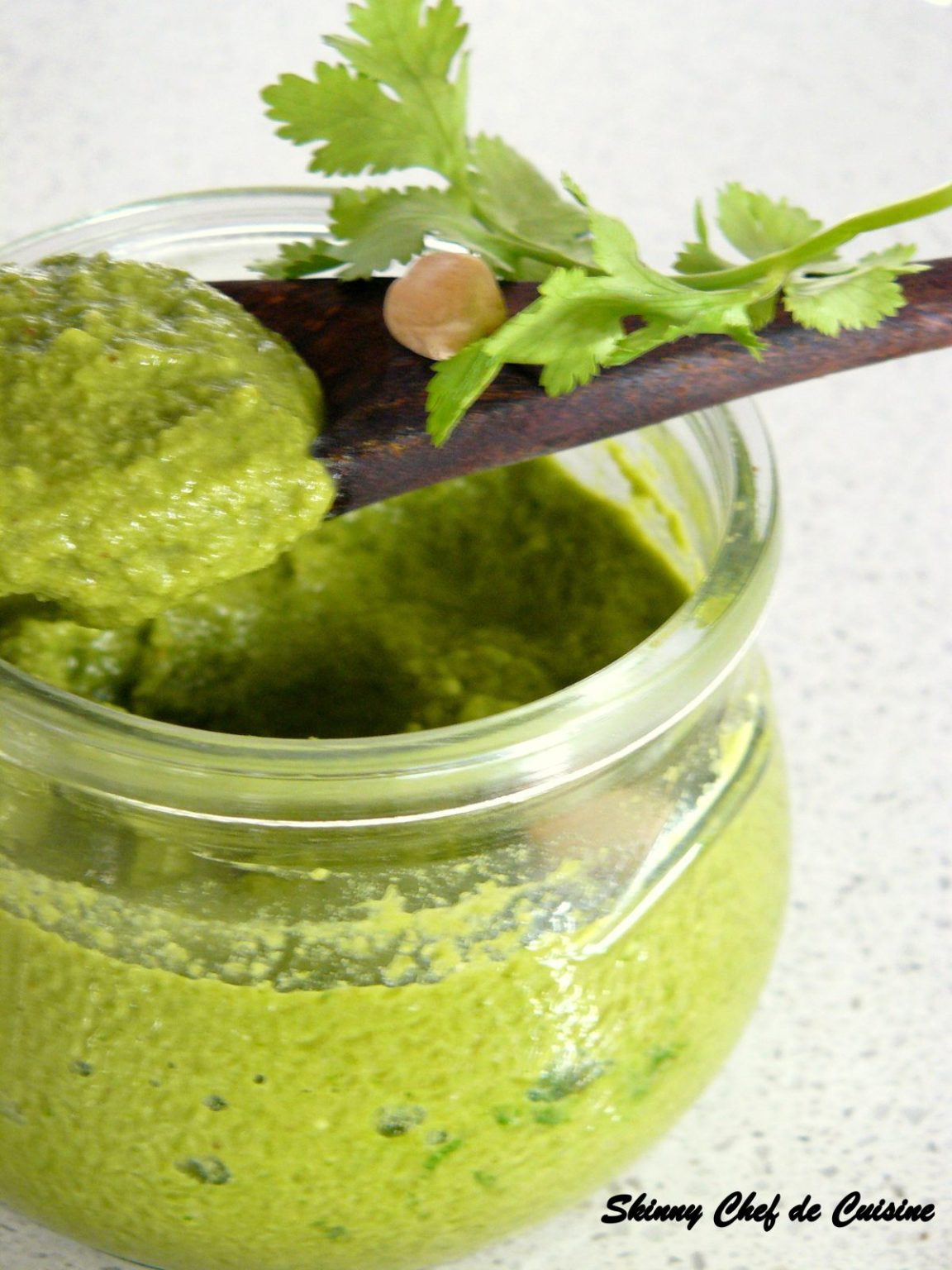 Coriander Chickpea Chutney - The Spice Adventuress