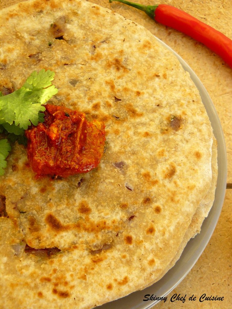 Onion Paratha - The Spice Adventuress