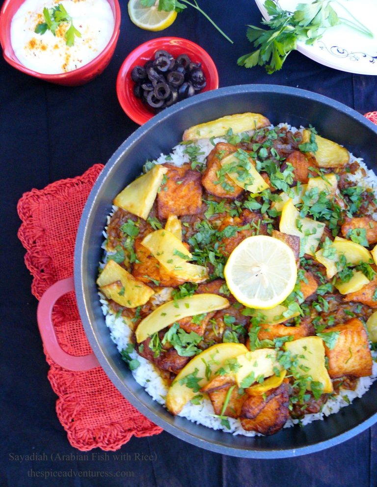 Sayadiah (Arabian Fish with Rice) - The Spice Adventuress
