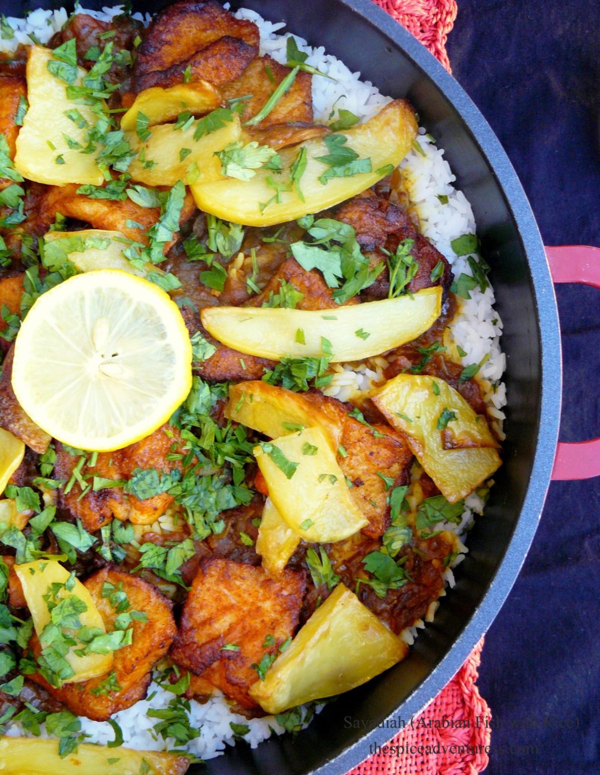 Sayadiah (Arabian Fish with Rice) - The Spice Adventuress