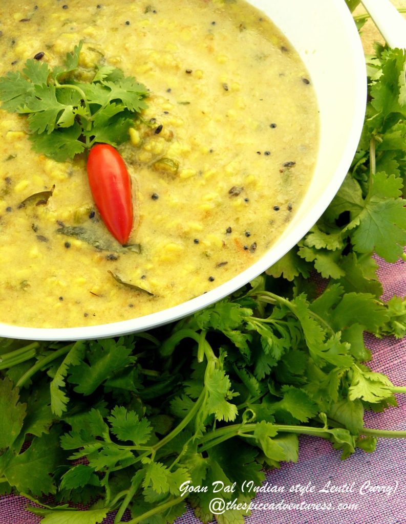 Goan style Dal with Coconut and Black Kokum - The Spice Adventuress
