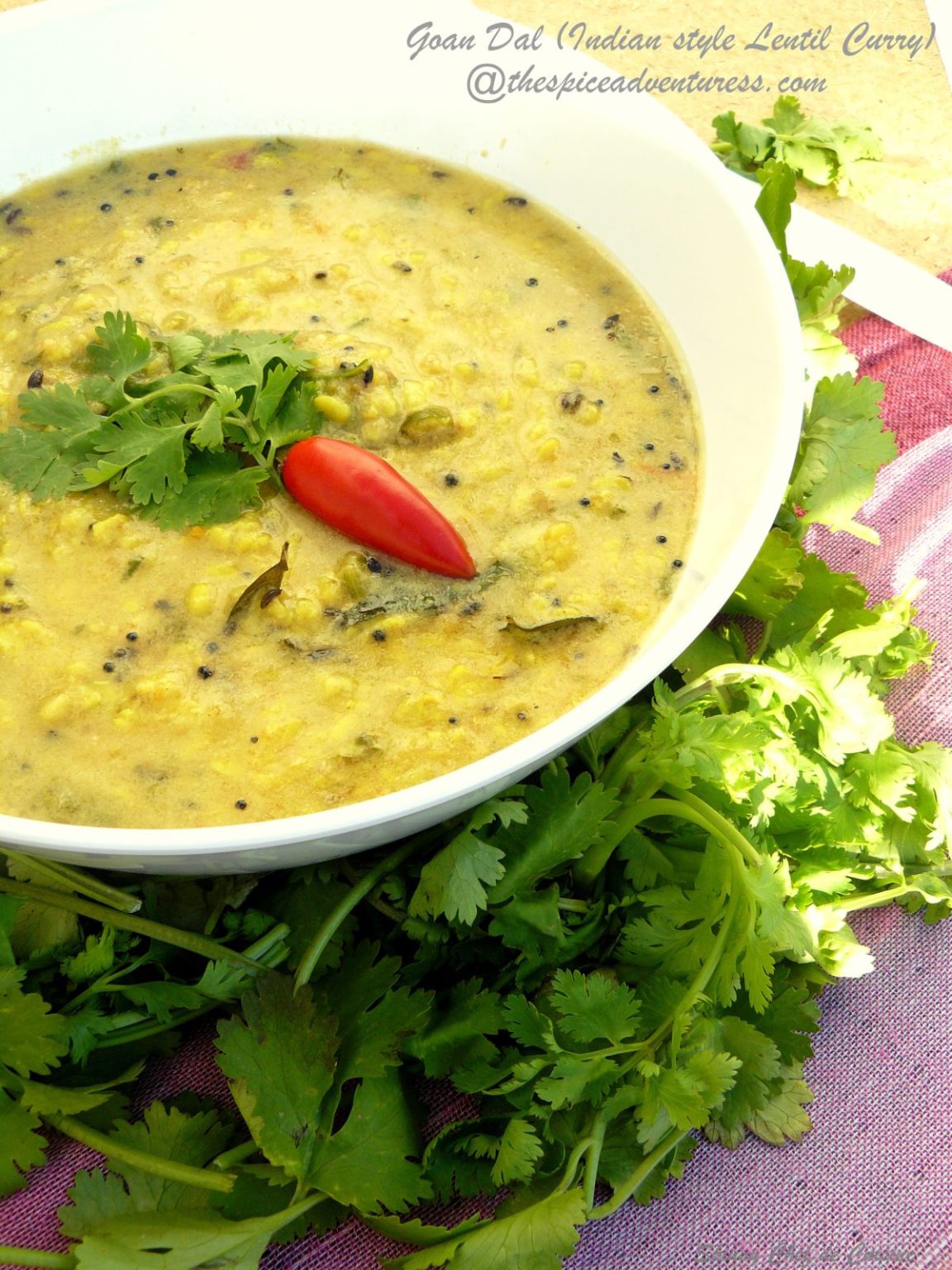 Goan style Dal with Coconut and Black Kokum - The Spice Adventuress