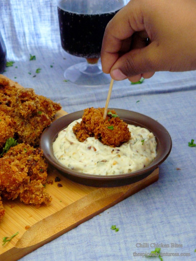 Chilli Chicken Bites - The Spice Adventuress