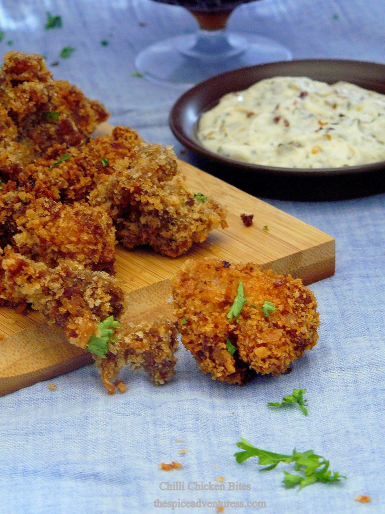 Chilli Chicken Bites - The Spice Adventuress