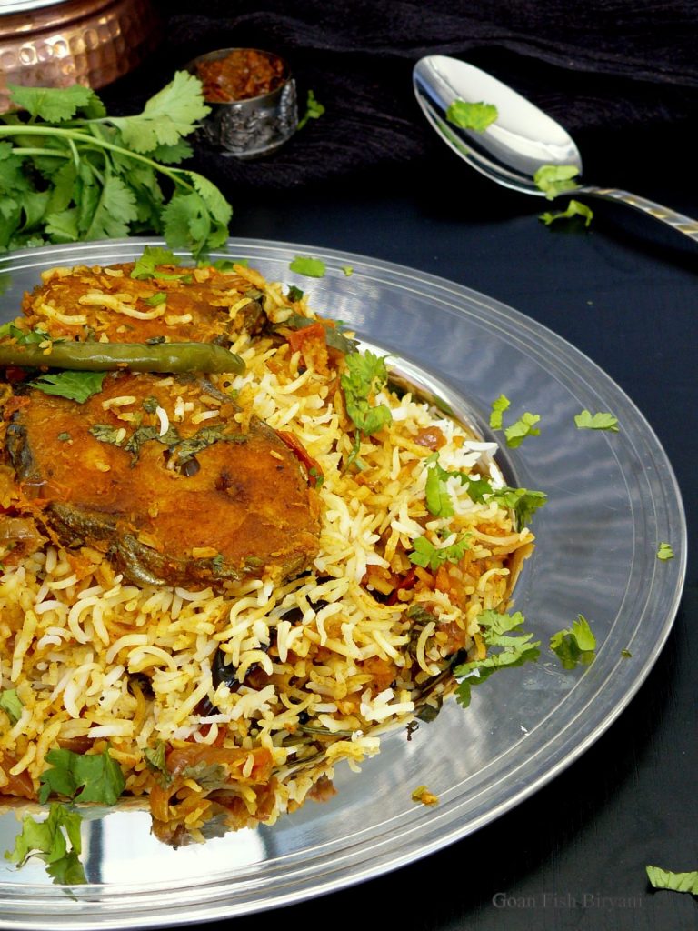 Goan Fish Biryani - The Spice Adventuress