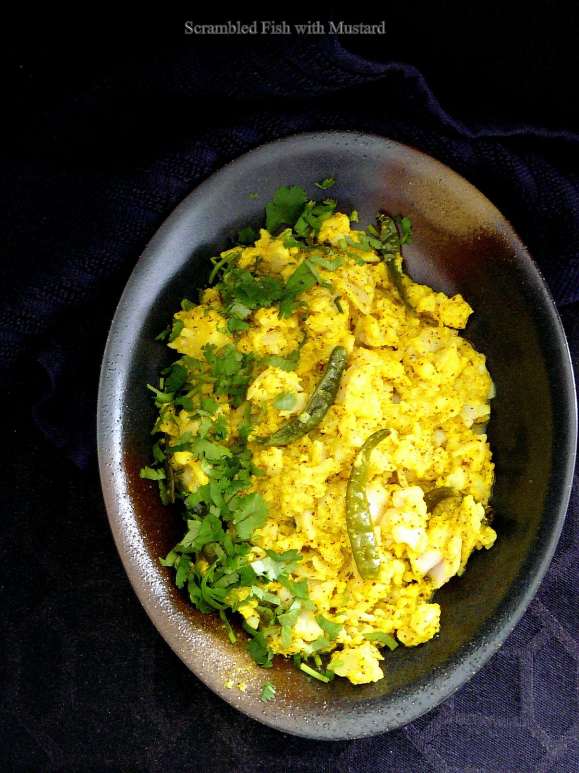 Scrambled Fish with Mustard - The Spice Adventuress