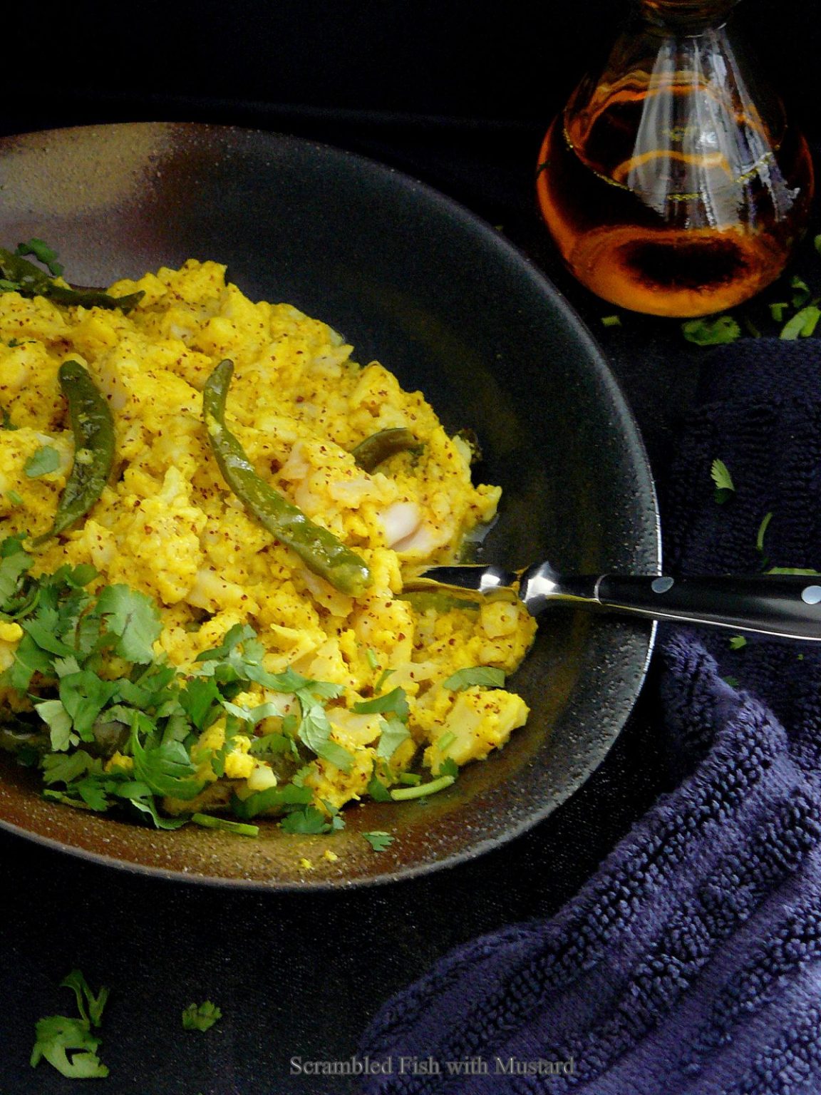 Scrambled Fish with Mustard - The Spice Adventuress