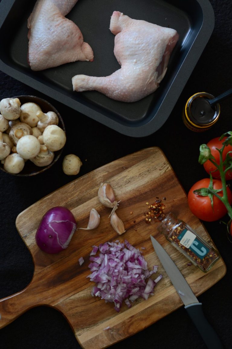 Roast Chicken with Vegemite Masala (Asparagus, Mashed Potatoes) - The ...