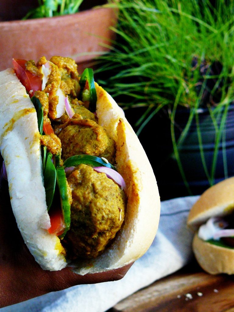 Kashmiri Rista Sandwich - The Spice Adventuress