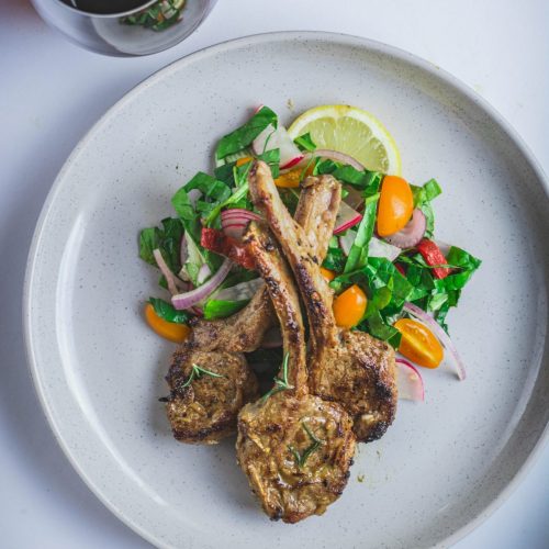 Lamb Chops with Roasted Garlic Marinade - The Spice Adventuress