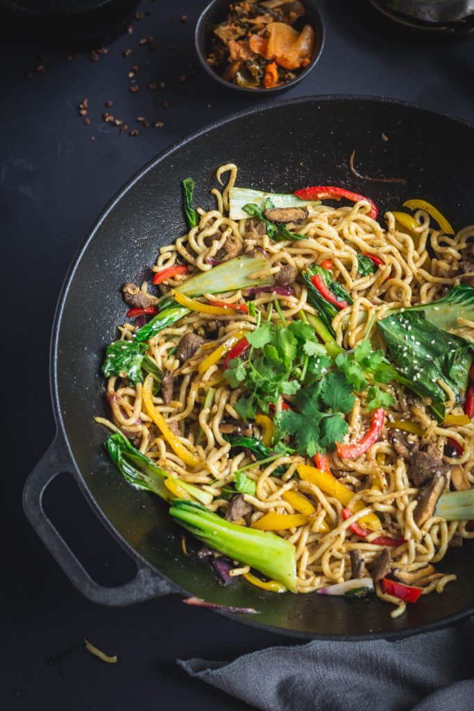 Duck Noodles with Ginger and Shitake - The Spice Adventuress