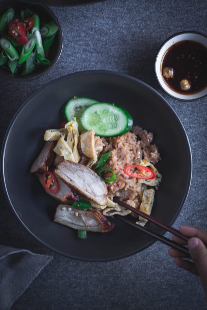 Thai style Duck Fried Rice - The Spice Adventuress